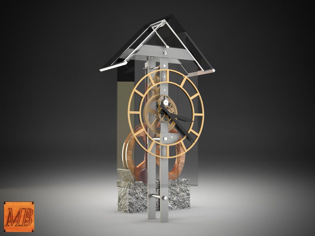 Waterclock 3D model | CGTrader