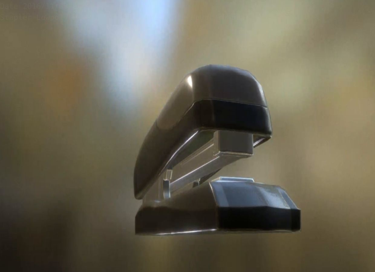 3D model Stapler Rigged And Animated Plastic Version VR / AR / low-poly ...