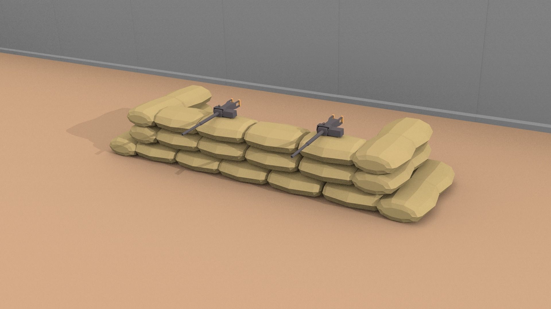 3D model Low Poly Military Base Pack VR / AR / low-poly | CGTrader