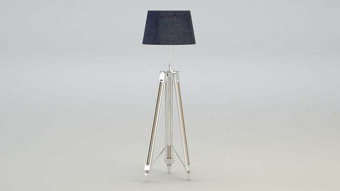 Modern standing lamp 3D model | CGTrader
