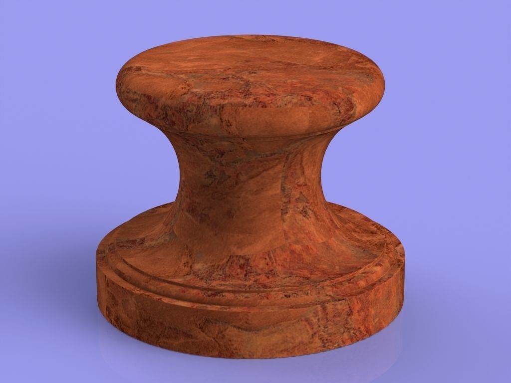 Marble Socle 03 3D model 3D printable | CGTrader