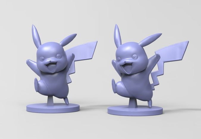Pika Pika Fanart 3D model 3D printable | CGTrader