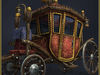 3D model Animated Medieval Coach VR / AR / low-poly rigged animated ...