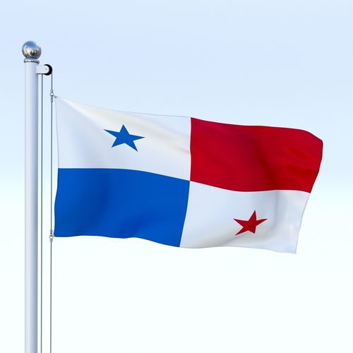 3D model Animated Panama Flag VR / AR / low-poly animated | CGTrader