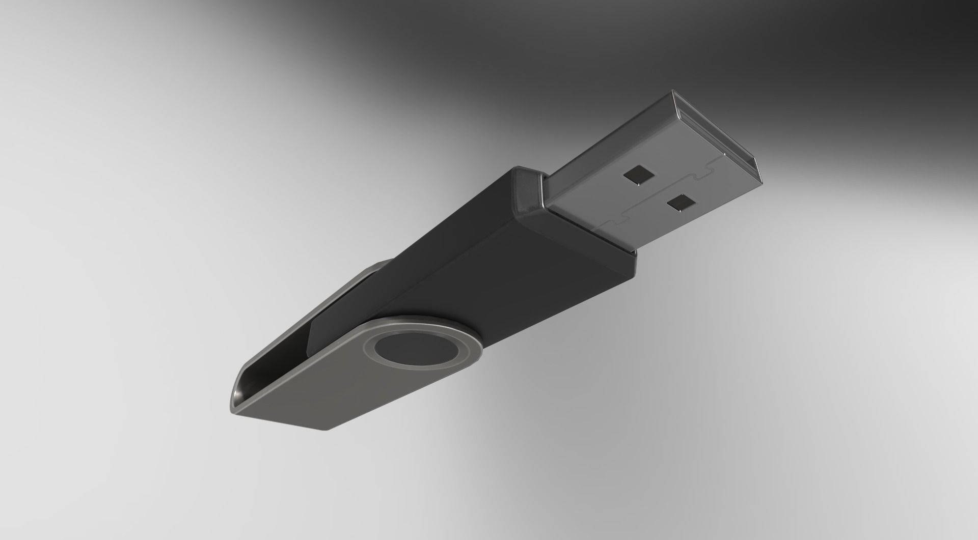 3D model USB Stick Low Poly Clean Version - Gameready - PBR VR / AR ...