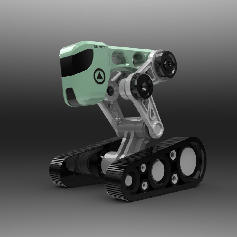 Tread Bot 2 0 3D Model 3D printable .stl - CGTrader.com