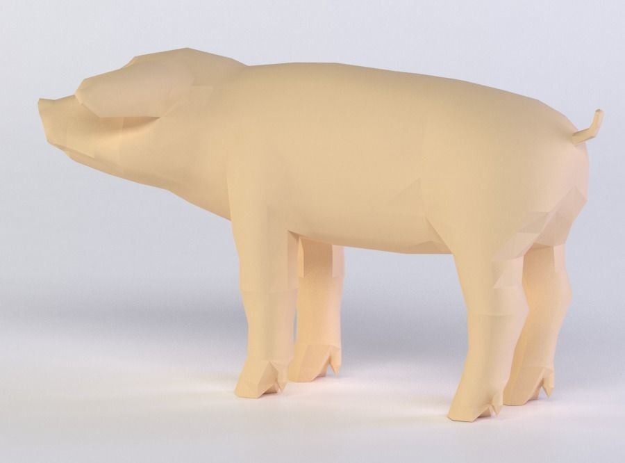 3D model PIGLETS 3D MODEL VR / AR / low-poly | CGTrader