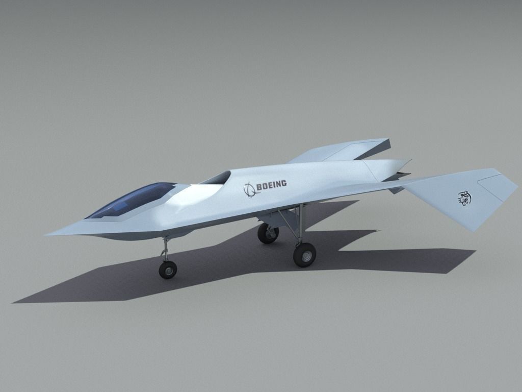 Bird of Prey plane USA 2002 free 3D model | CGTrader