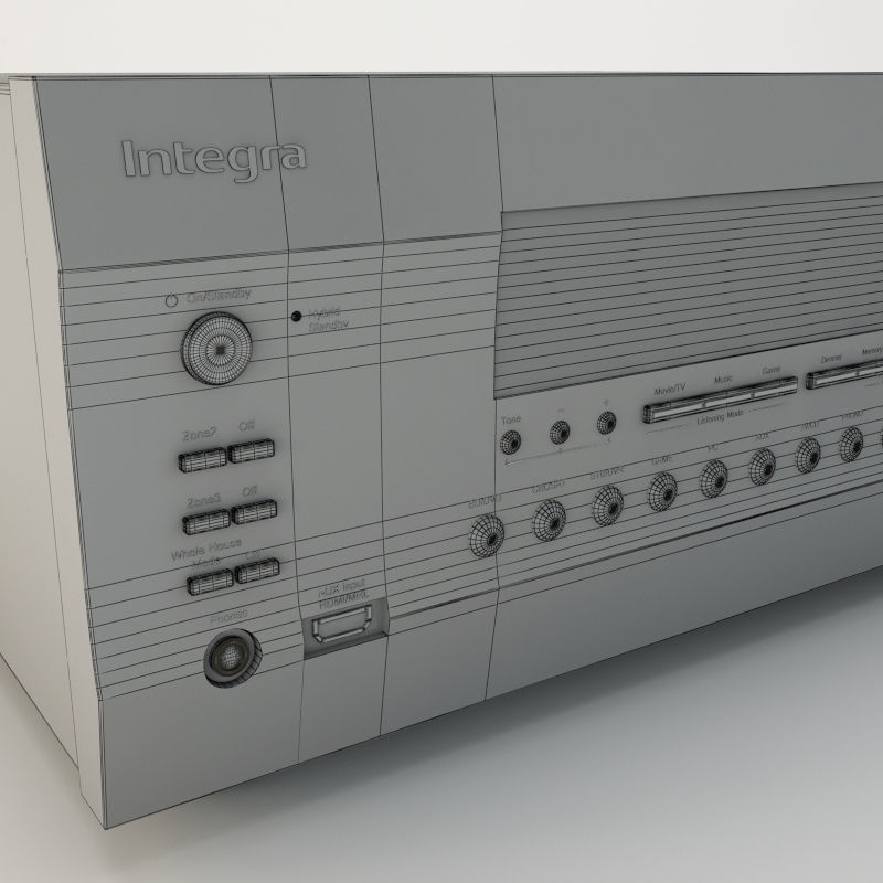 Integra DTR 40 6 receiver 3D model | CGTrader