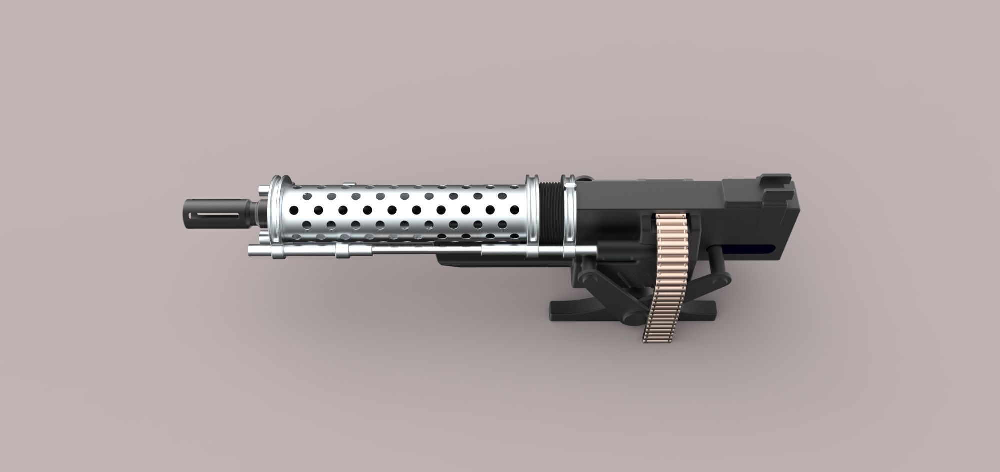 Machine gun 3D model | CGTrader