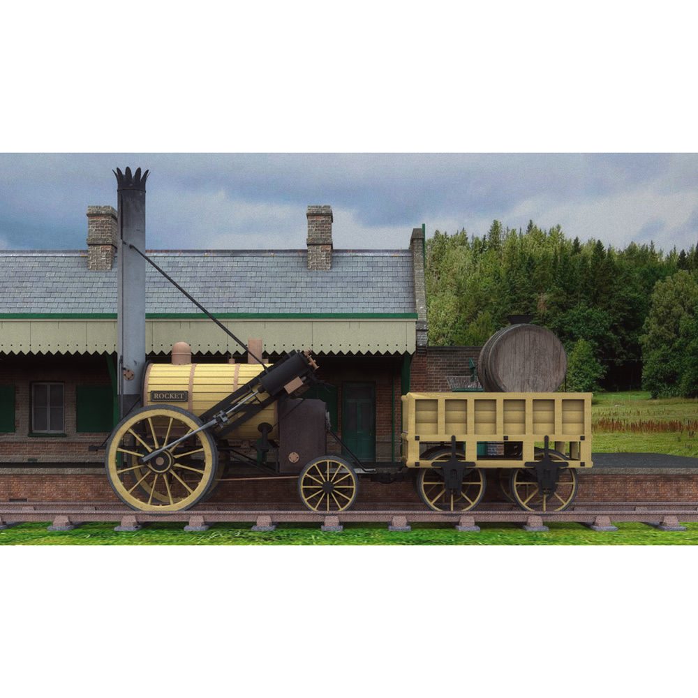 Rocket Train 3D model | CGTrader