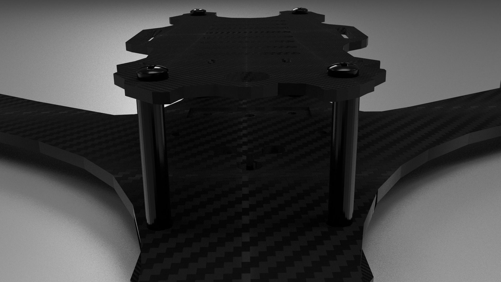 Baby tricopter frame 3D model | CGTrader