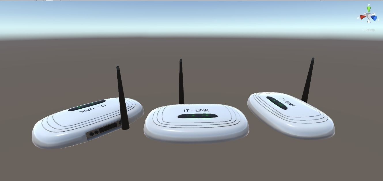 3D model Router - Modem VR / AR / low-poly | CGTrader