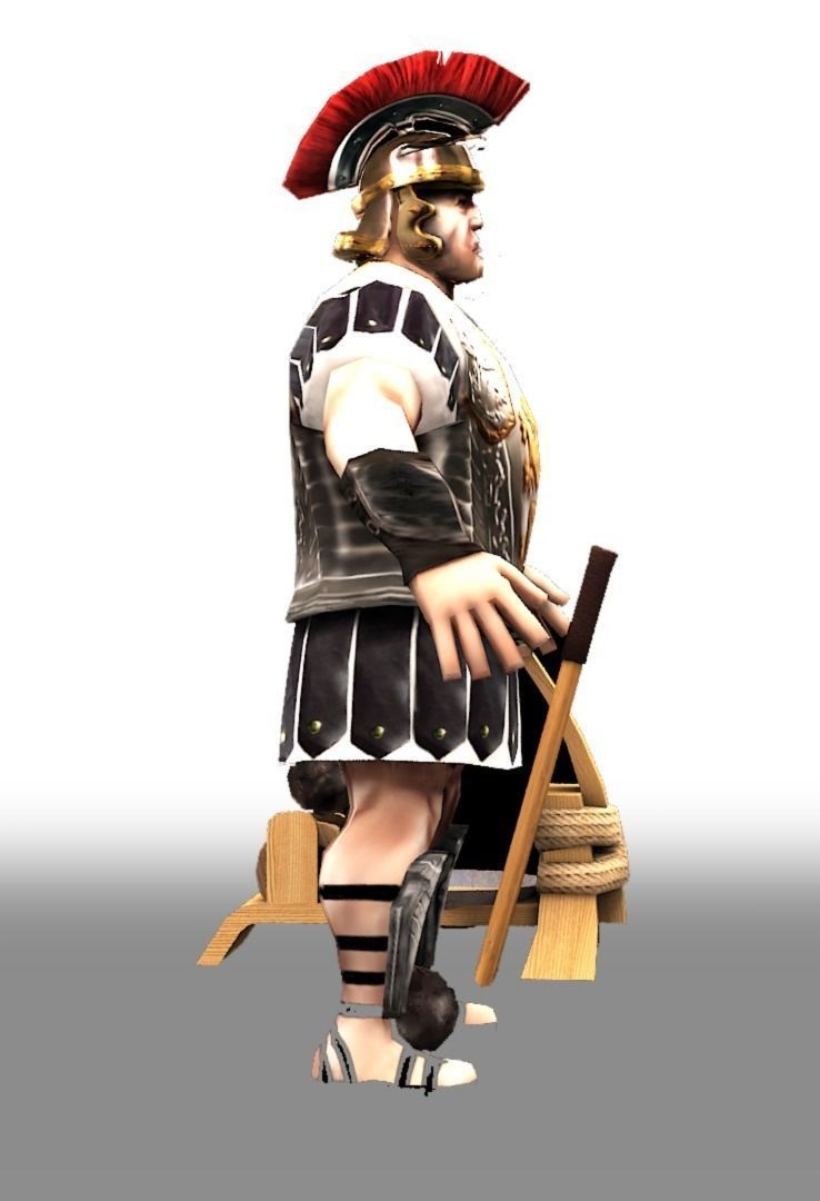 3D model Roman catapult VR / AR / low-poly rigged animated | CGTrader
