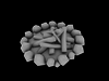 Bonfire fire pit with rocks in it free VR / AR / low-poly 3D model ...