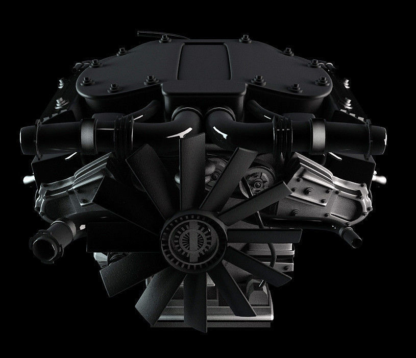 Car Engine 3D model | CGTrader