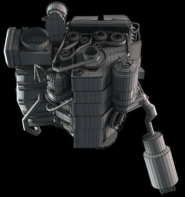 Car Engine 2 3D model | CGTrader