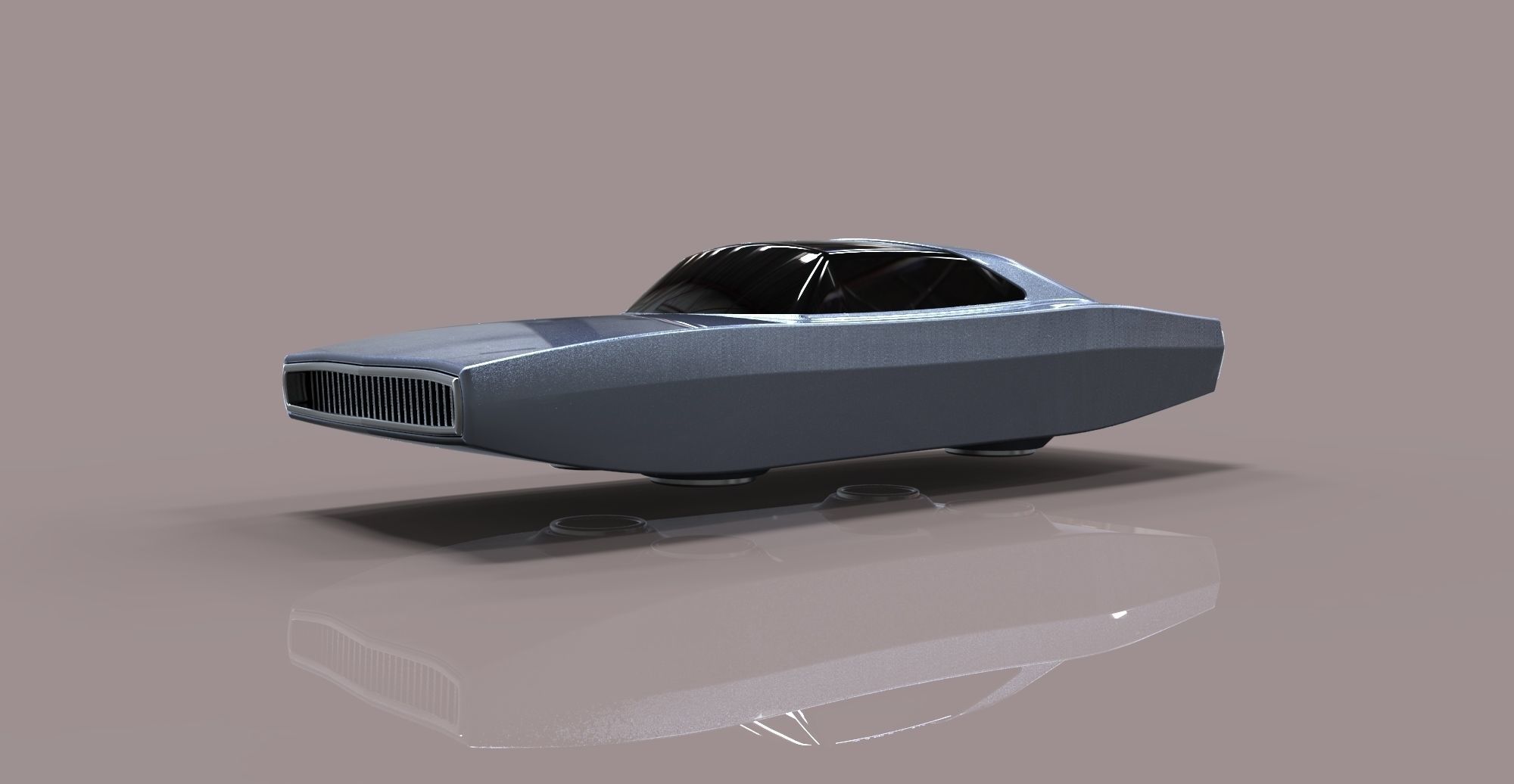 Flying Dodge Charger 3D model | CGTrader