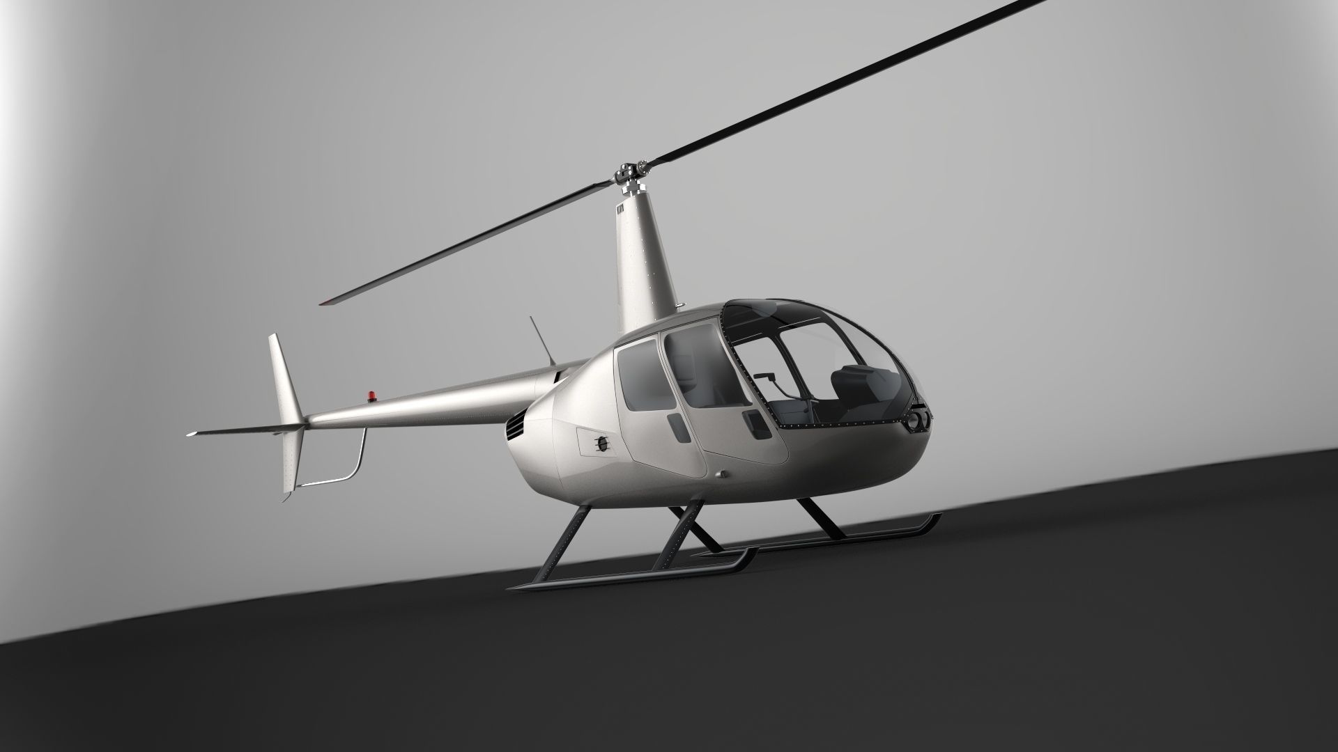 3D model Robinson R44 VR / AR / low-poly | CGTrader