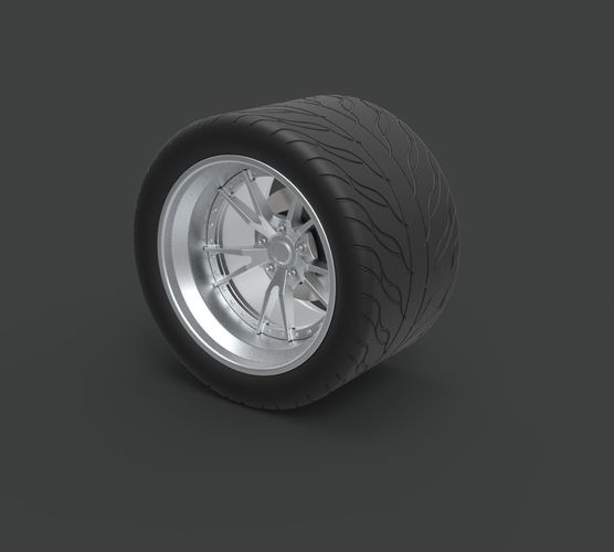 Rear wheel from Ice Charger 3D model | CGTrader