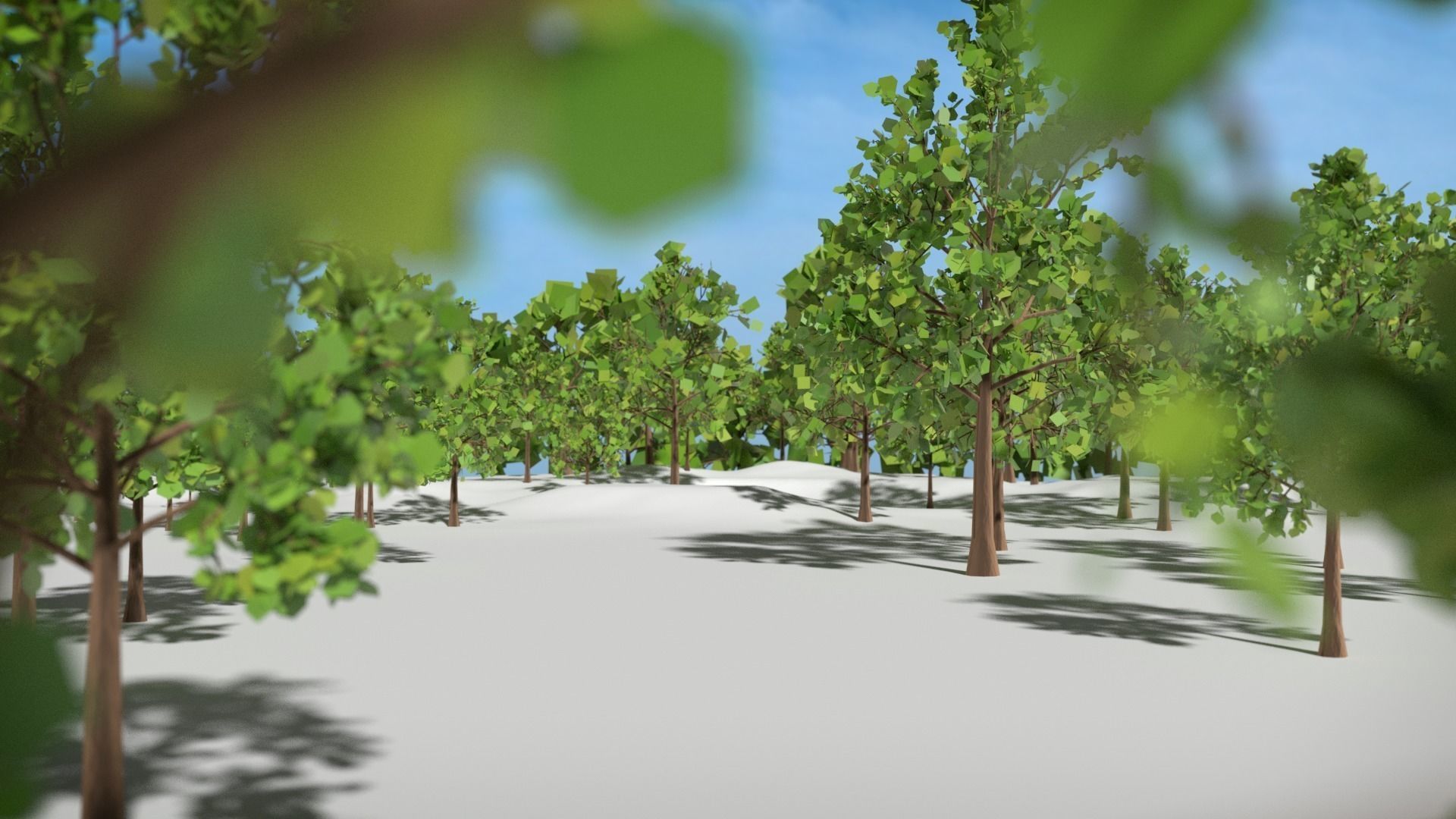 3D model Leafy Tree LOD Pack VR / AR / low-poly | CGTrader