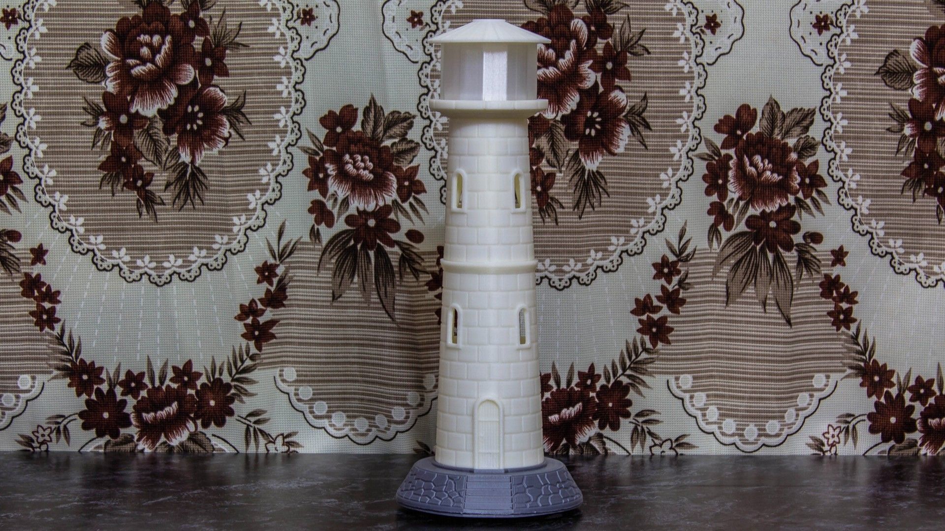 Lighthouse LED Lamp 3D model 3D printable | CGTrader
