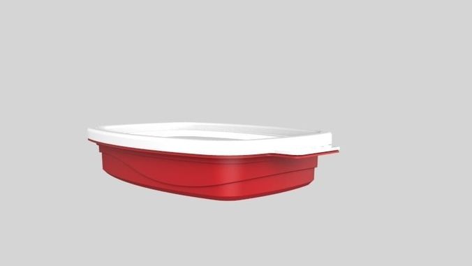 tray packaging plastic 3D model 3D printable | CGTrader