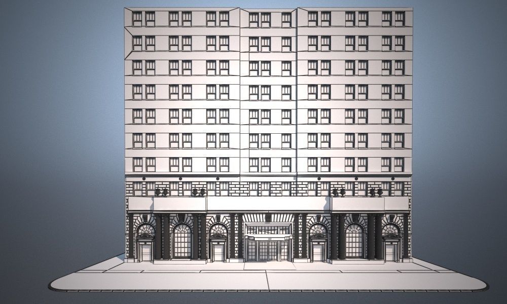 Bowen building 3D model | CGTrader
