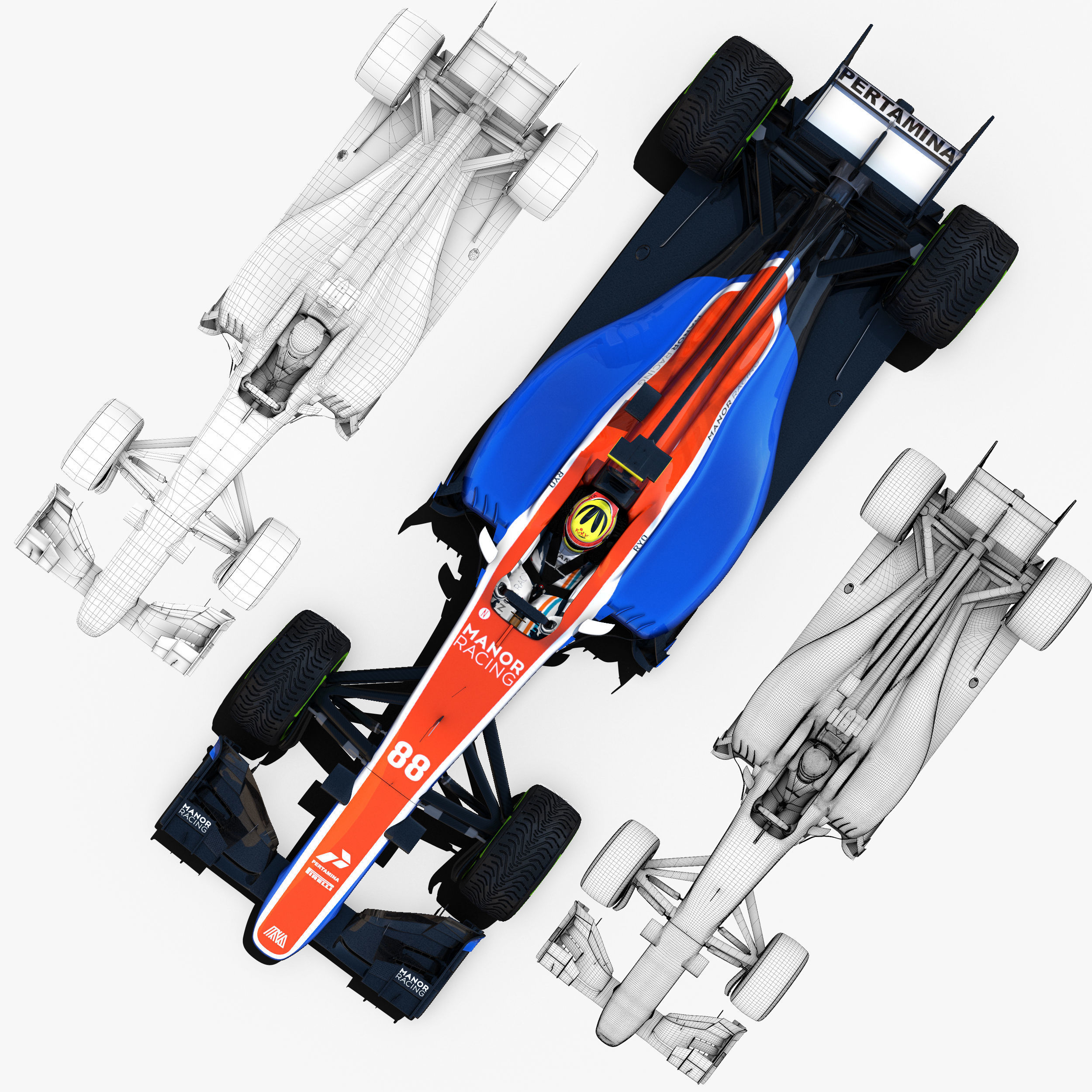 3D model Manor MRT05 VR / AR / low-poly rigged | CGTrader