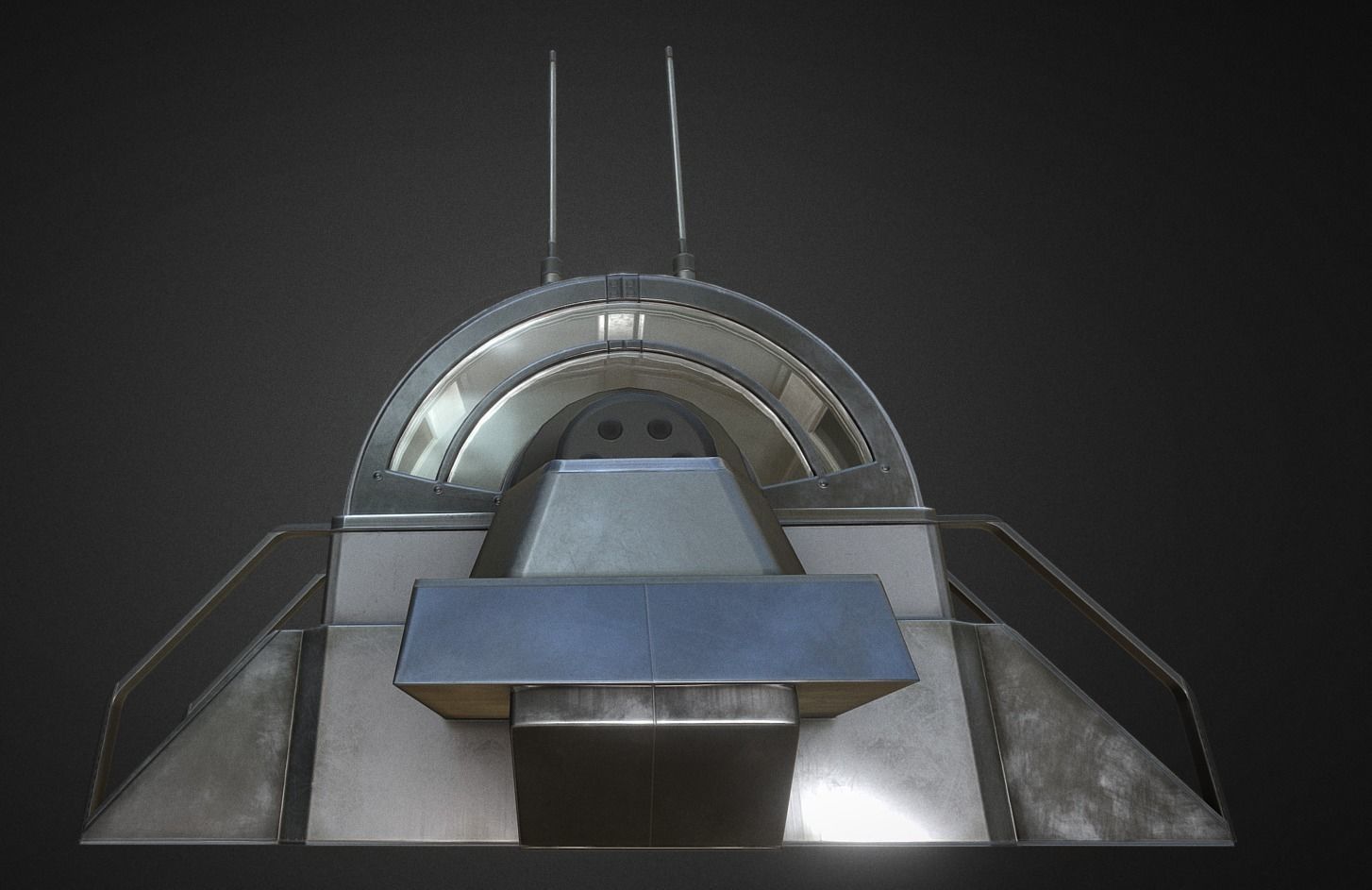 3D model Futuristic Drivers Cap And Control Module VR / AR / low-poly ...