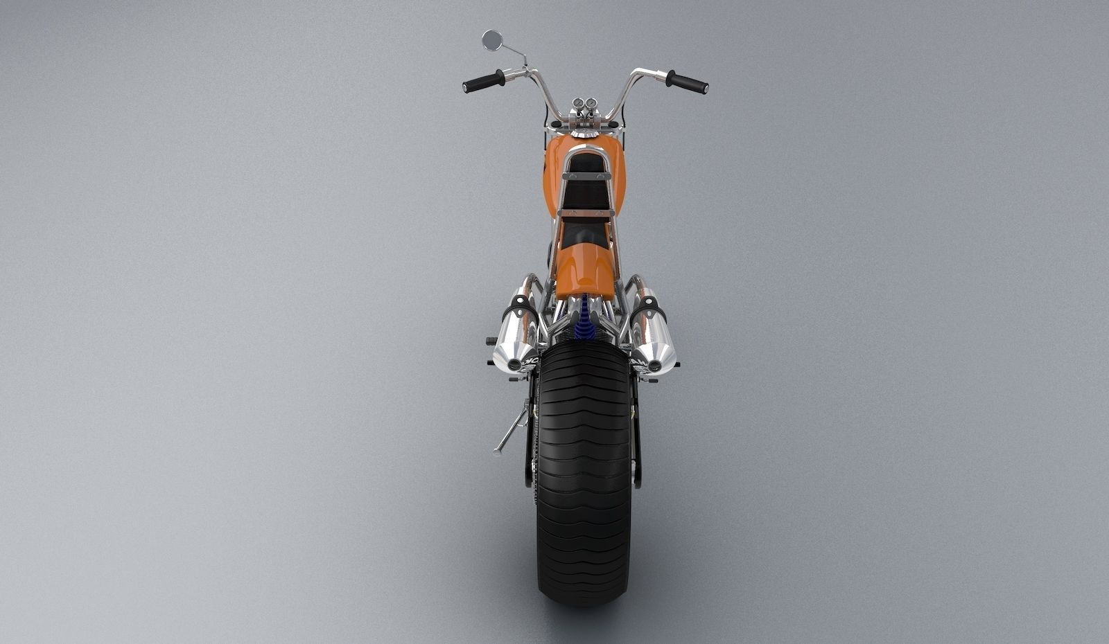 Chopper Hawk Concept Bike 3D model | CGTrader