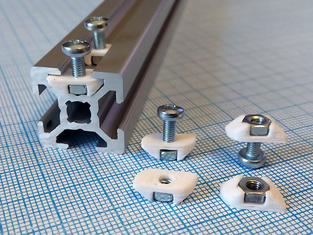 T-NUT M3 2020 free 3D model 3D printable | CGTrader