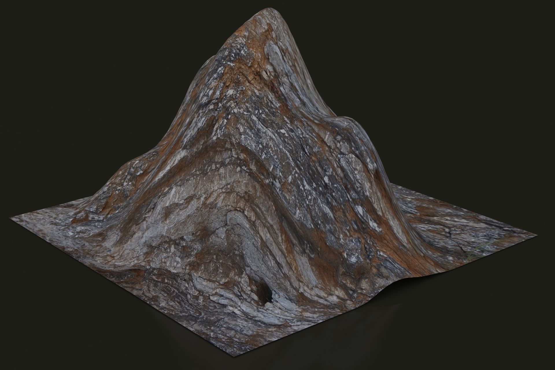 3D model Low Poly Mountain VR / AR / low-poly | CGTrader