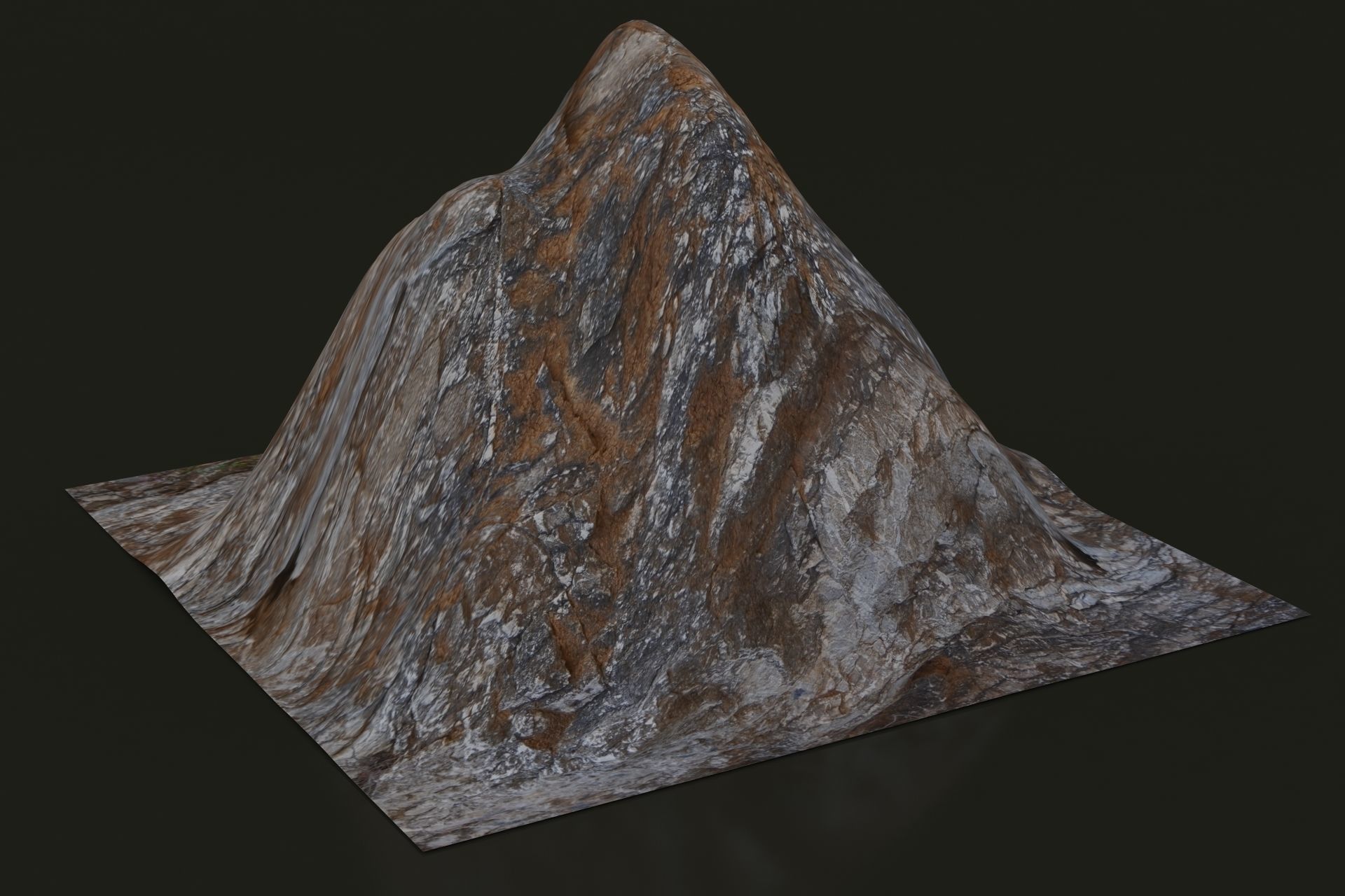3D model Low Poly Mountain VR / AR / low-poly | CGTrader