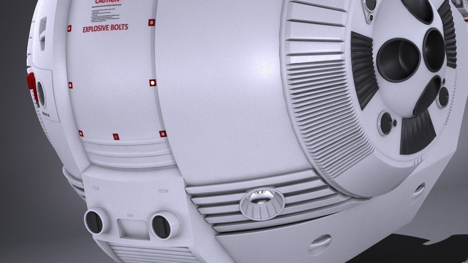 EVA Pod Space Odyssey 2001 3D model rigged | CGTrader