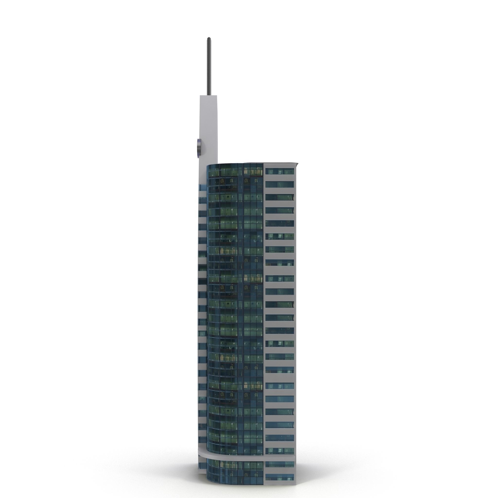 3D model Skyscraper tall building VR / AR / low-poly | CGTrader