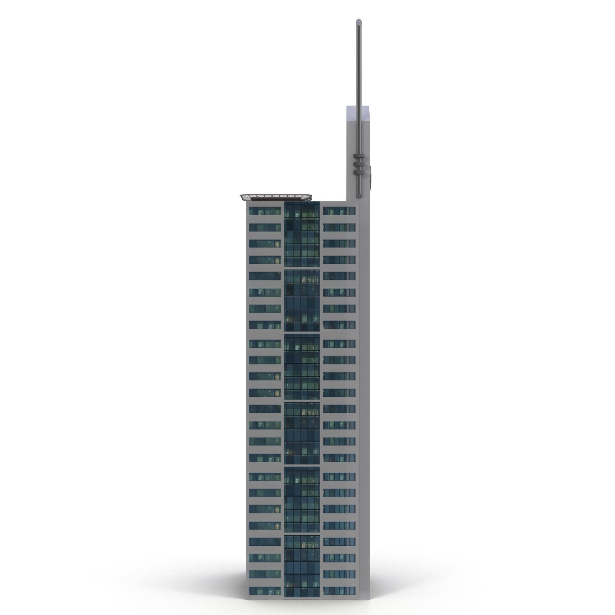 3D model Skyscraper tall building VR / AR / low-poly | CGTrader