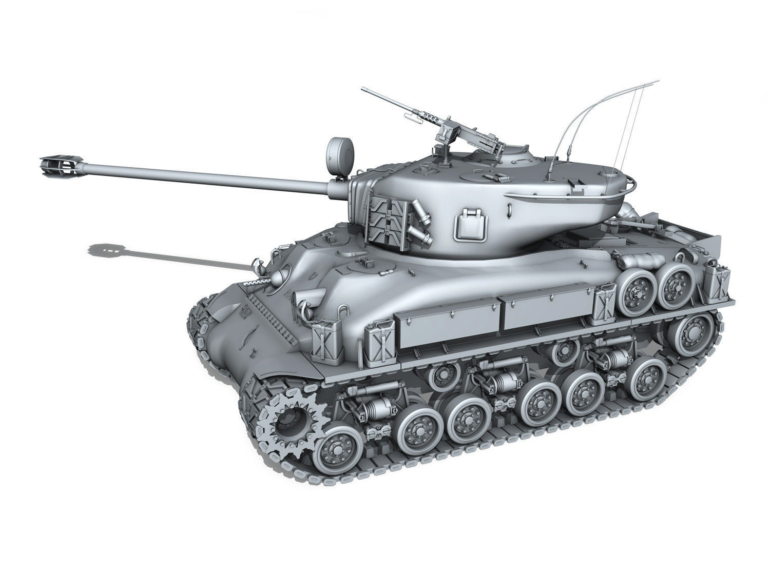 M51 Israel Super Sherman - 1 3D model | CGTrader