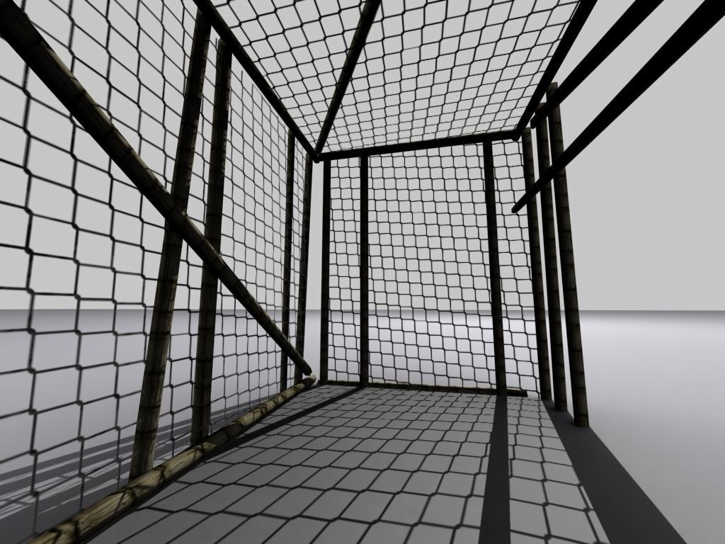 3D model cage low poly VR / AR / low-poly | CGTrader