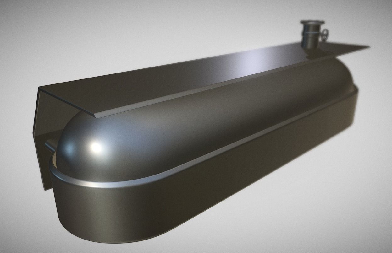 Fuel Tank High Poly Model 3D model | CGTrader