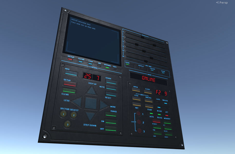 3D model Control panels set VR / AR / low-poly | CGTrader