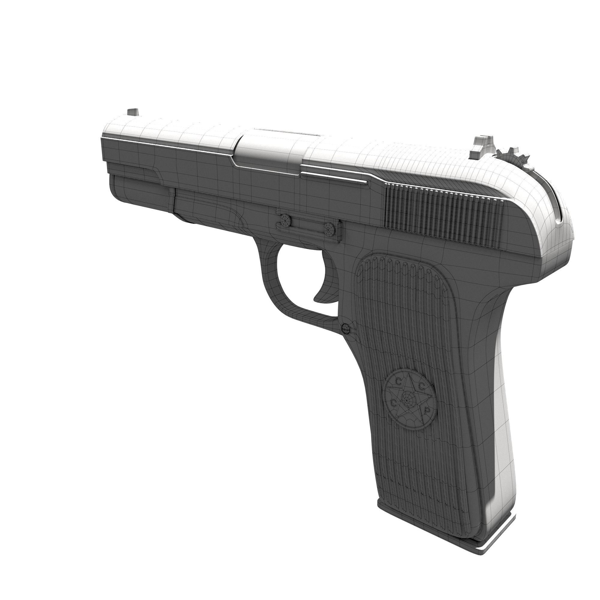 3d model Gun TT 56-A-132 3D model | CGTrader