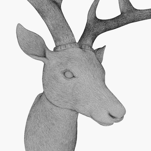Deer head 3D Model MAX OBJ FBX STL MTL | CGTrader.com