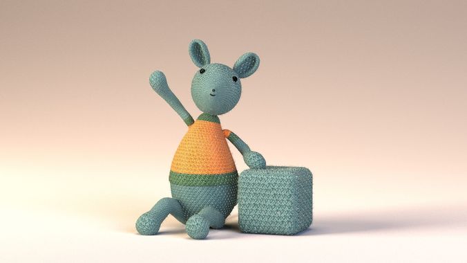 3D model Yarn wire mouse toy VR / AR / low-poly rigged | CGTrader