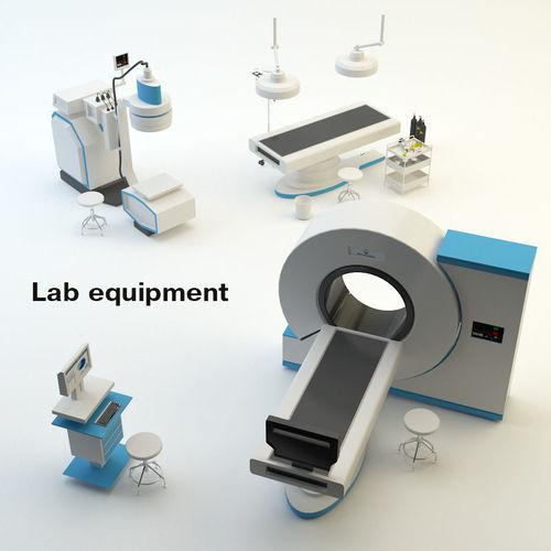 Lab equipment 3D model | CGTrader