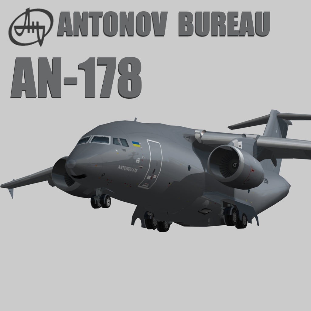 3D model New An-178 VR / AR / low-poly animated | CGTrader