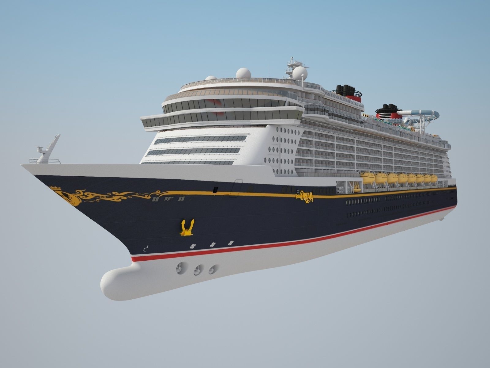 Disney Dream Cruise Ship 3D model | CGTrader