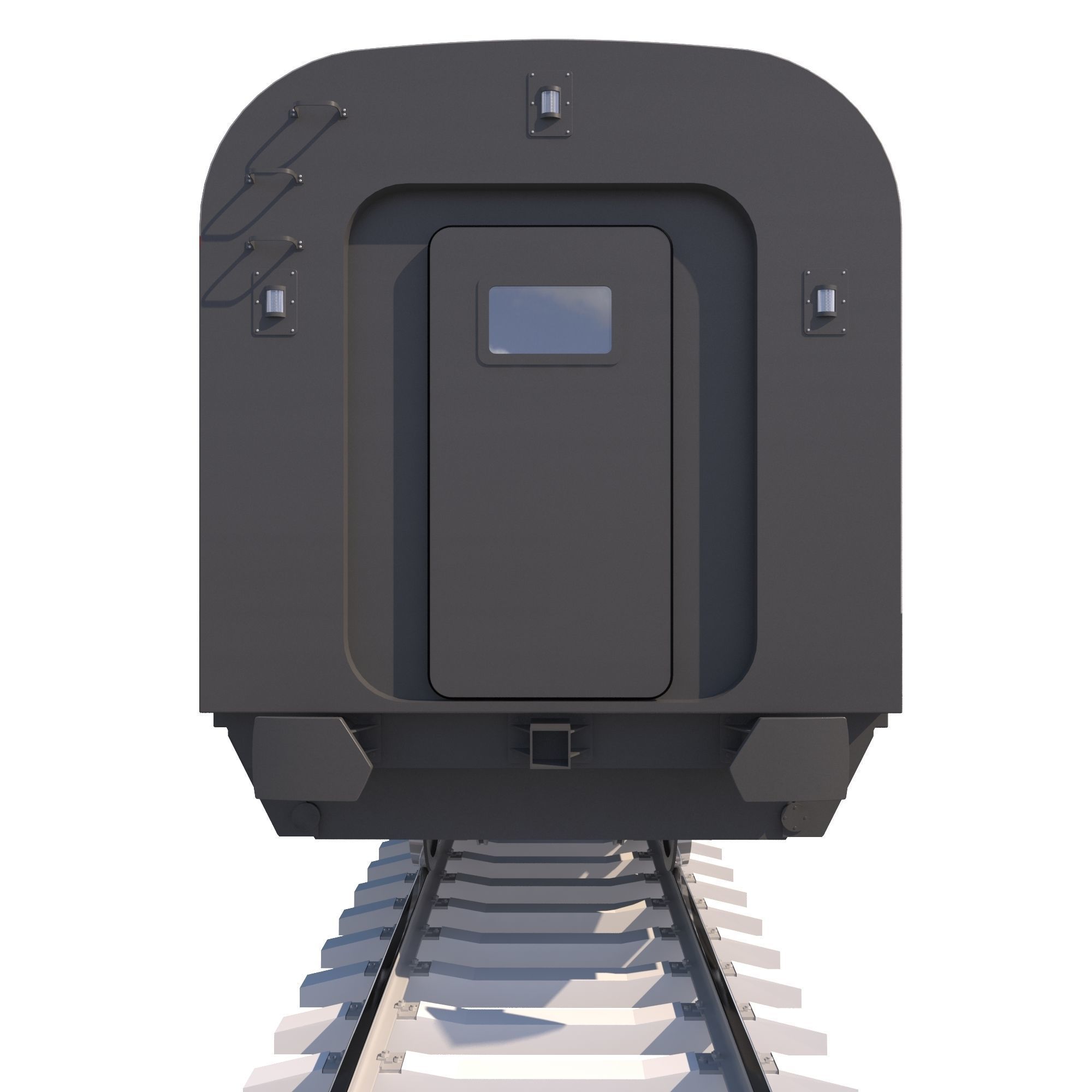 Coach Passenger Wagon Standart 3D model | CGTrader