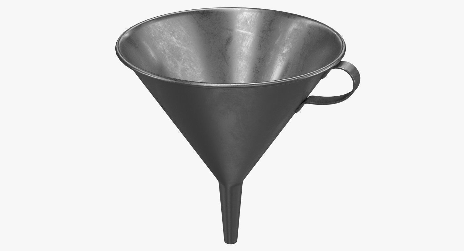 Funnel metal 3D model | CGTrader