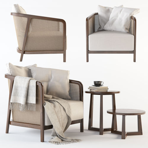 Flexform Tosca and Jiff 3D model | CGTrader